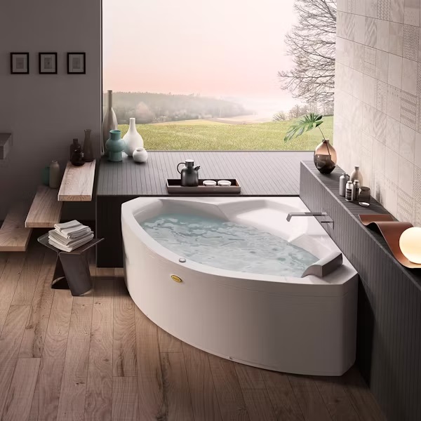 Luxury Corner Whirlpool Baths - Space-Saving, Relaxing Spa Experience ...