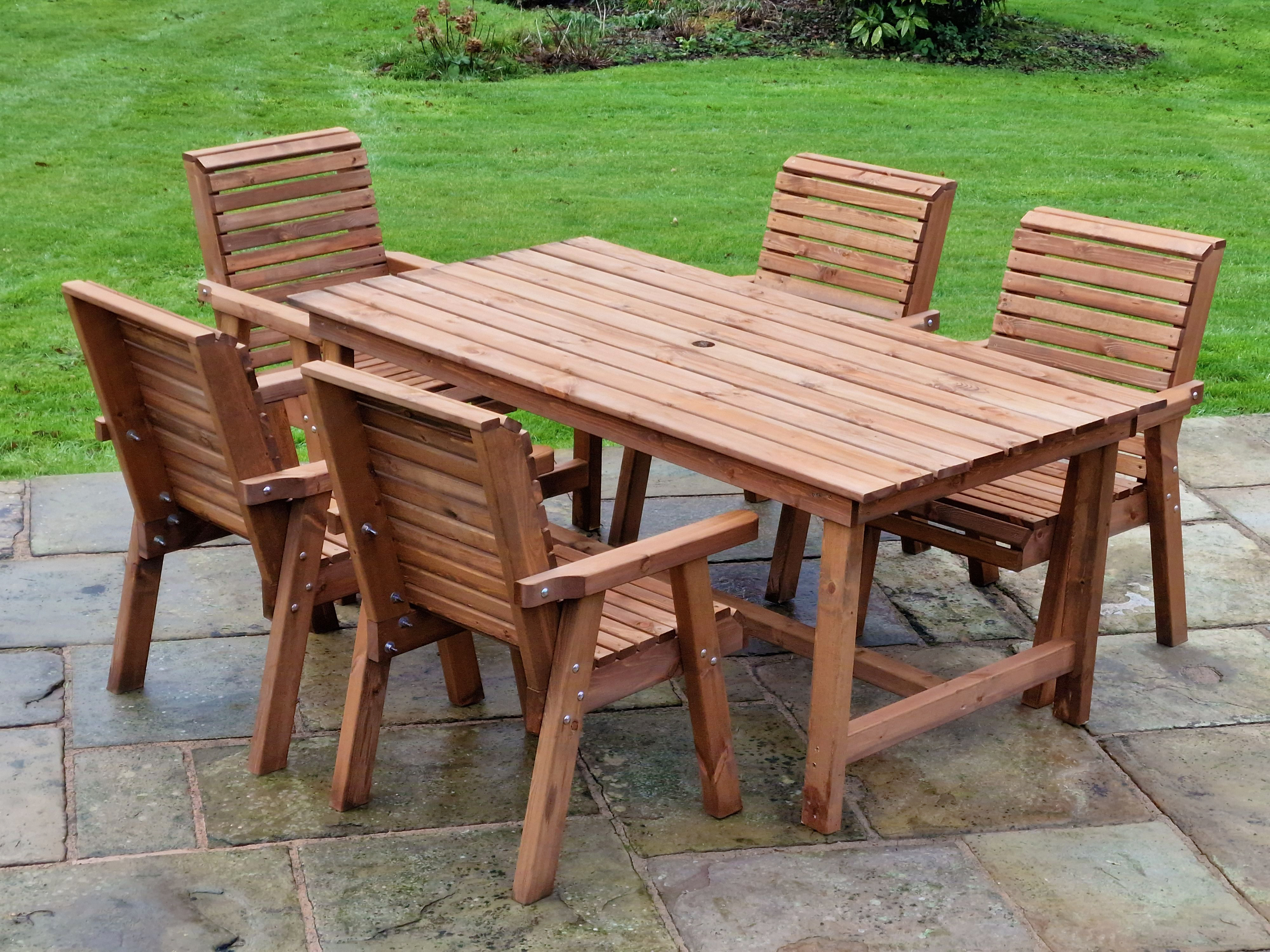 Wooden Garden Table Sets Lowest Price Guarantee Posh